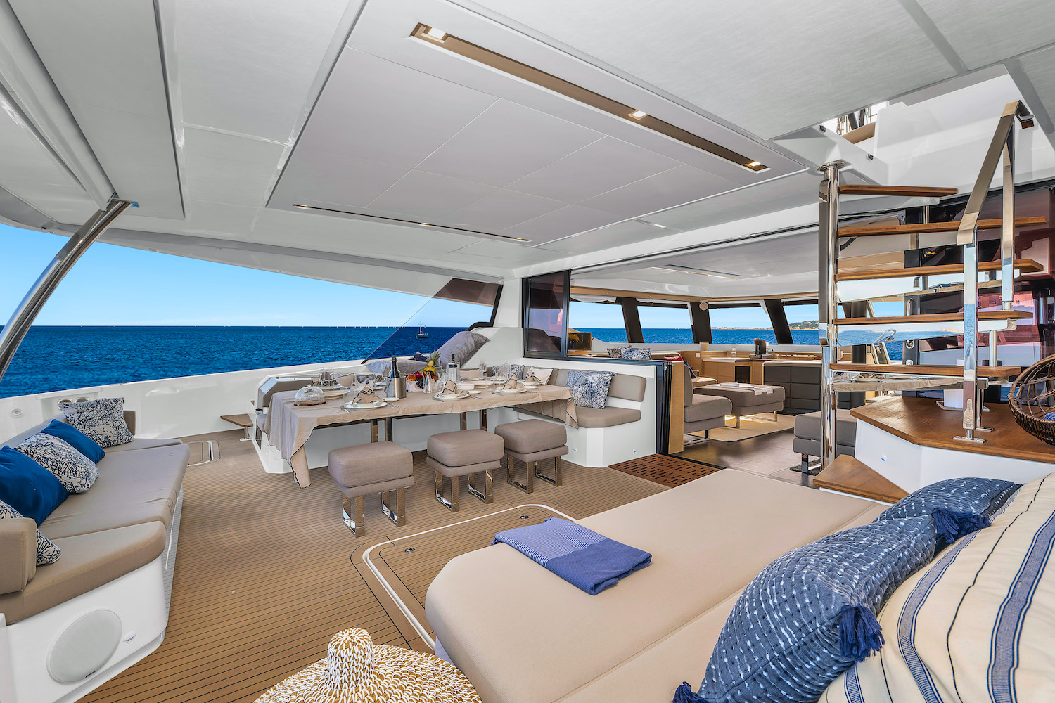 ERA - Aft Deck And Interior – Luxury Yacht Browser | by CHARTERWORLD Superyacht Charter